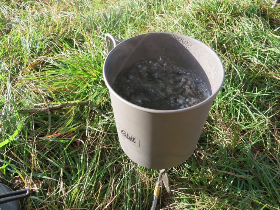 Esbit Titanium Cooking Pot Review – TreeLineBackpacker